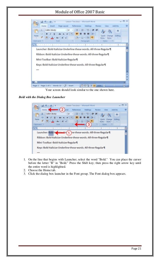 Ms office notes