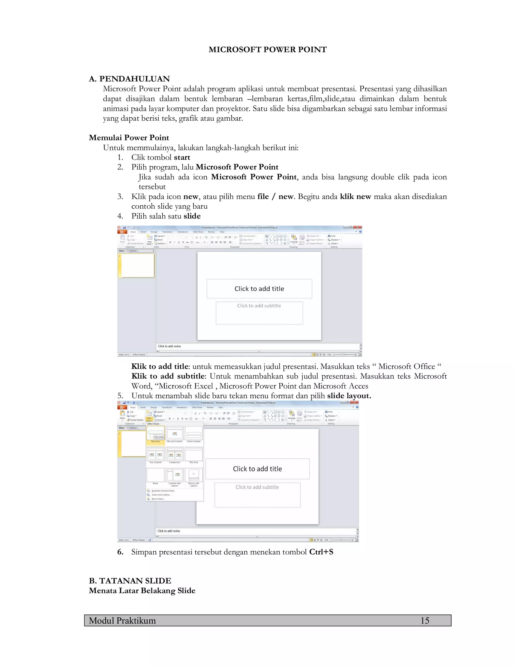 Ms office power point | PDF