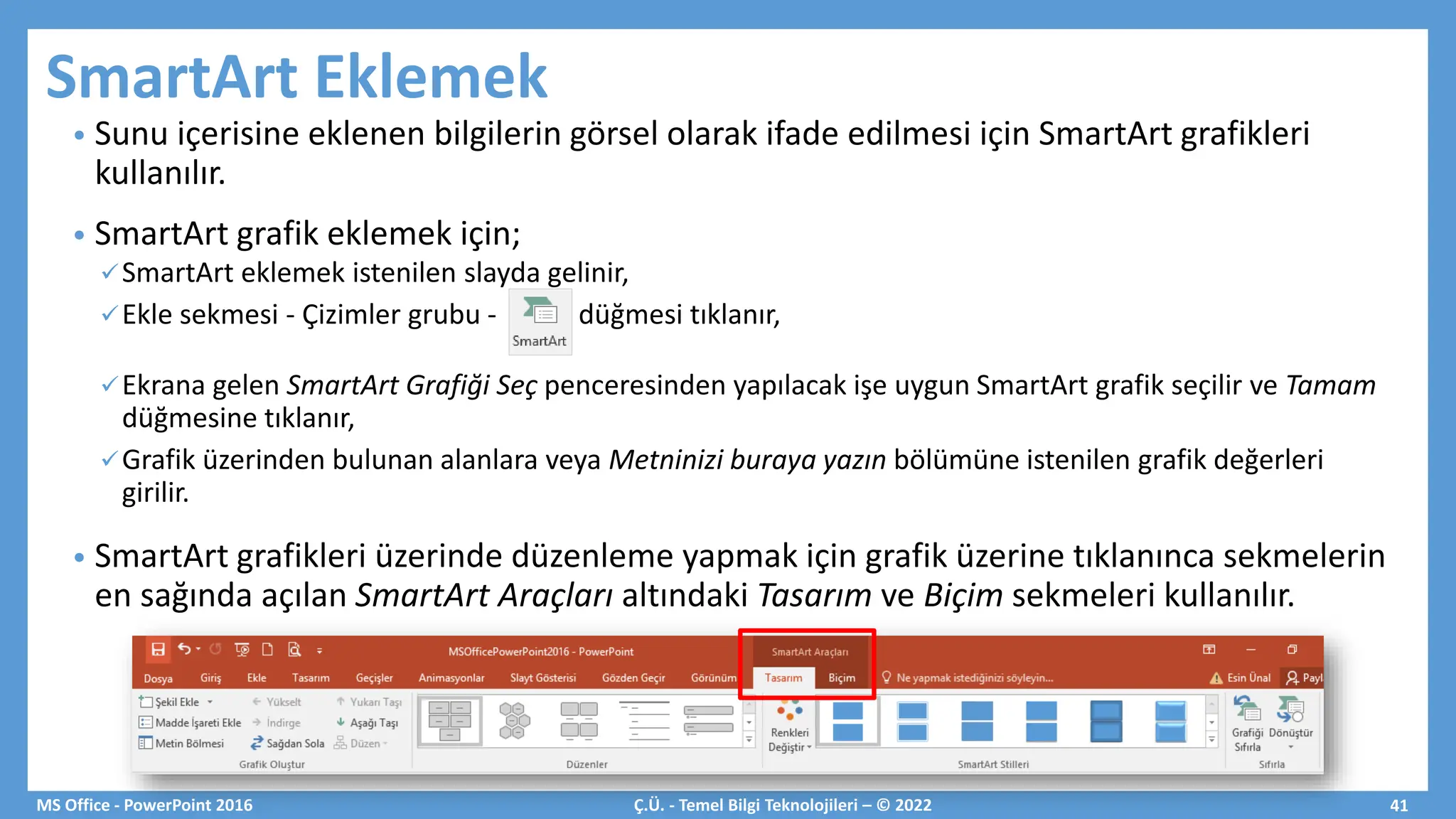 Temel Bilgi Teknolojileri, Powerpoint 2016 tanıtımı | PDF