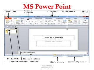 MS office PowerPoint introduction and getting started | PPTX