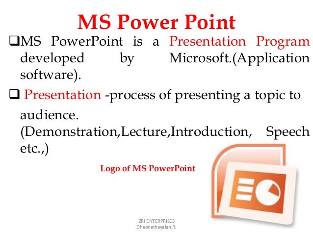 MS office PowerPoint introduction and getting started