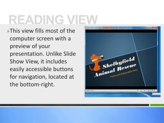 Ms office ppt 2010 views | PPTX
