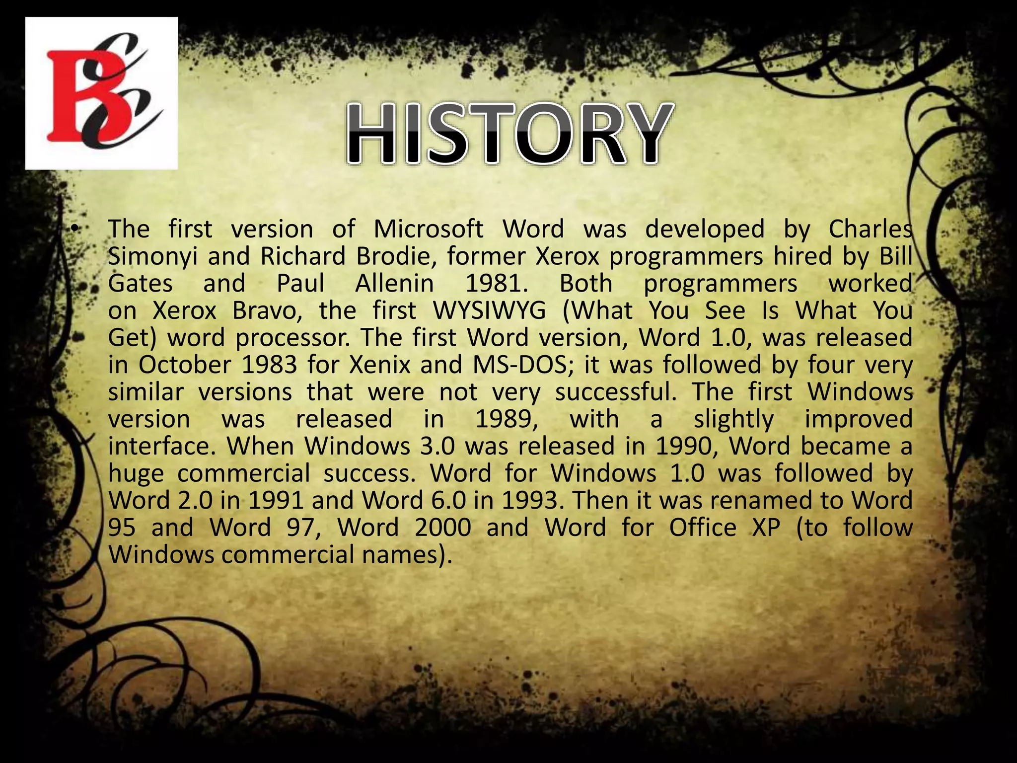 Ms office presentation | PPTX