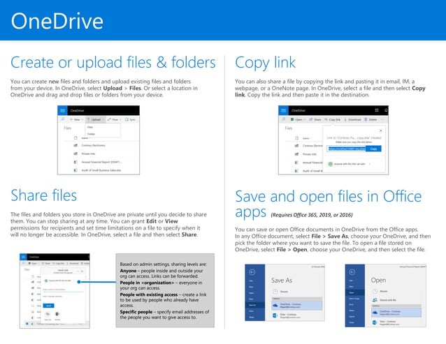 OneDrive Quick Start Guide | PDF