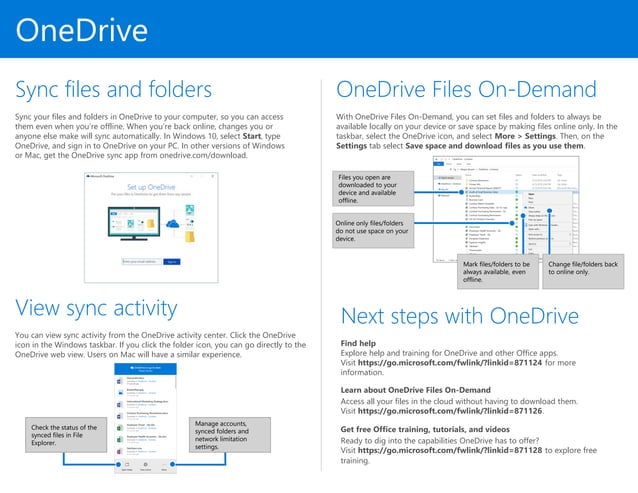 OneDrive Quick Start Guide | PDF