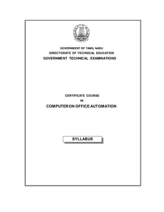 Msoffice syllabus | DOCX