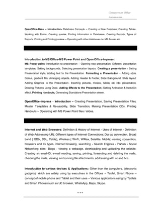 Msoffice syllabus | DOCX