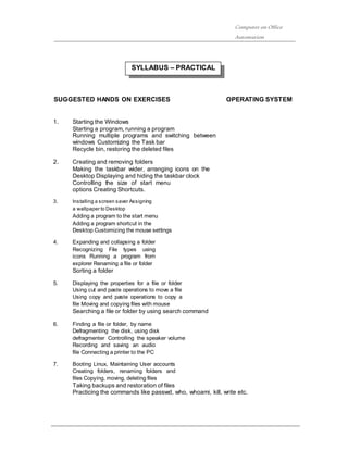 Msoffice syllabus | DOCX