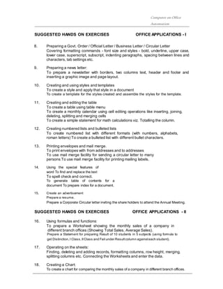 Msoffice syllabus | DOCX