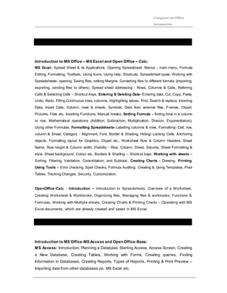 Msoffice syllabus | DOCX