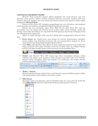 Ms office word | PDF