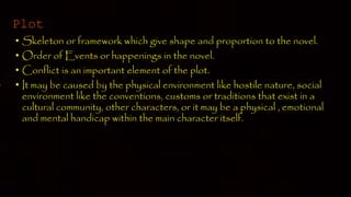 Elements of Novel | PPTX