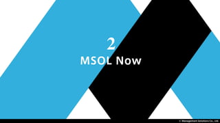 MSOL's corporate profile materials | PPT