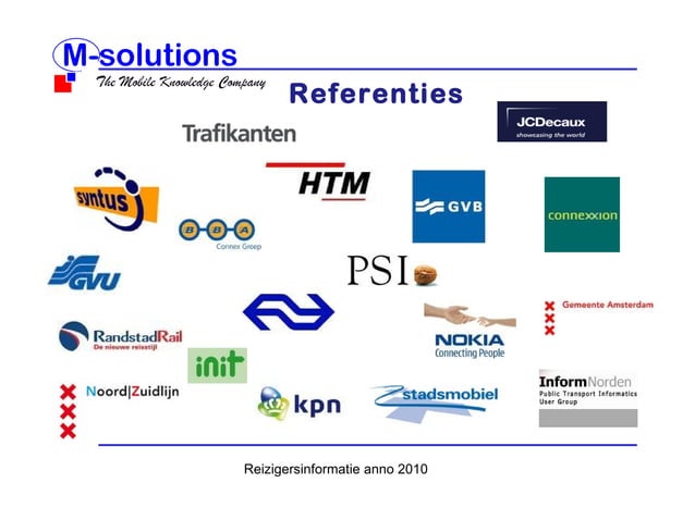 M Solutions Referenties | PPT