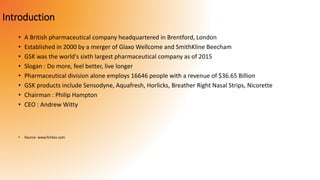 GSK Horlicks Presentation | PPTX