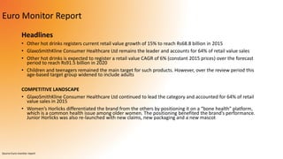 GSK Horlicks Presentation | PPTX