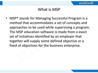 MSP | PPT