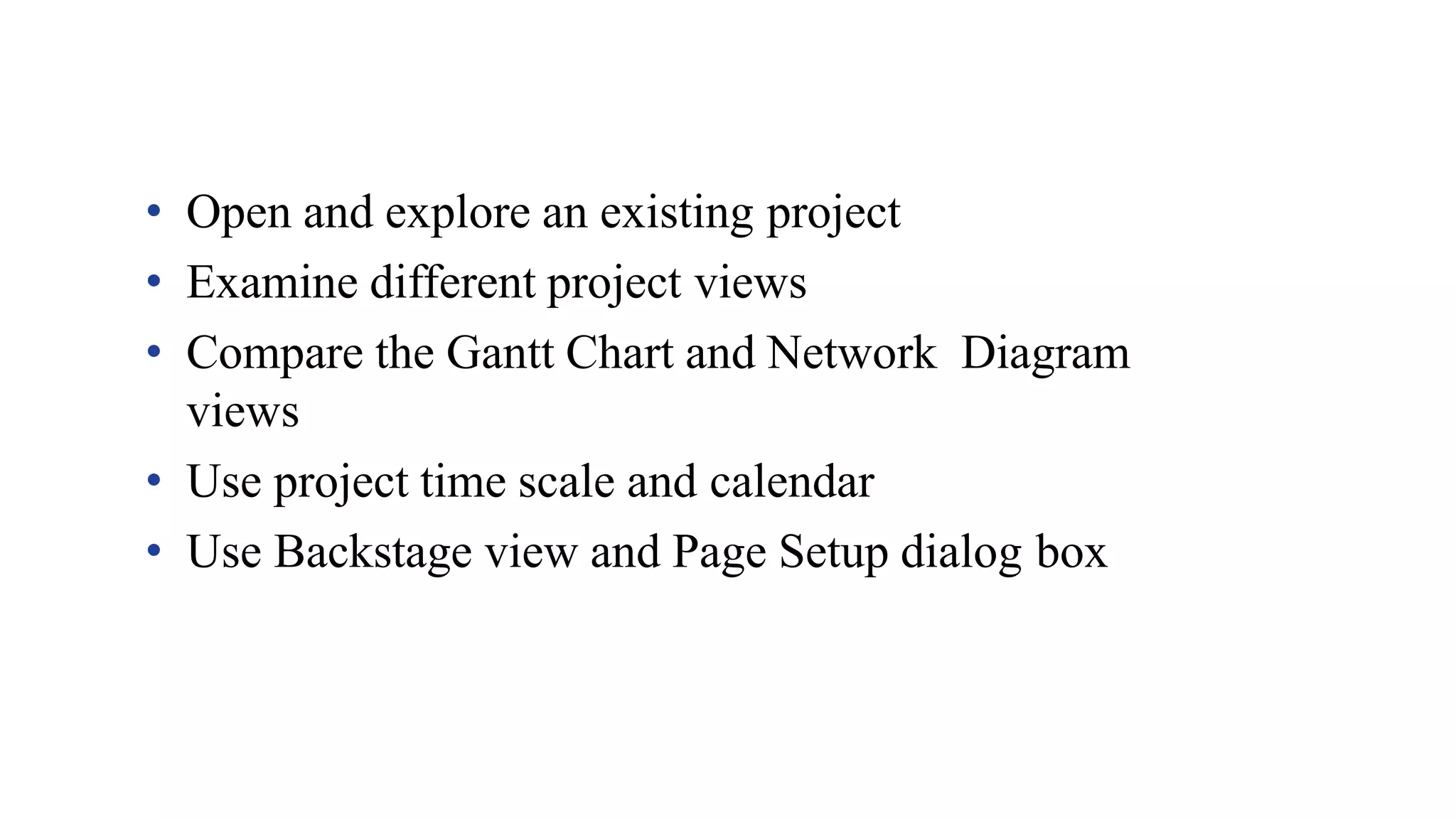 MICROSOFT PROJECT | PPT