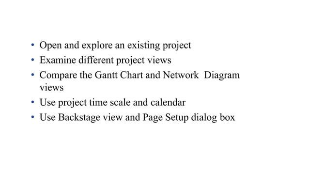 MICROSOFT PROJECT | PPT