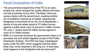 MSP : Minimum Support Price - Farm produces | PDF