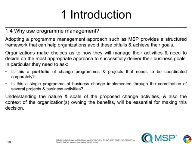 MSP 2011 part 1 | PPT