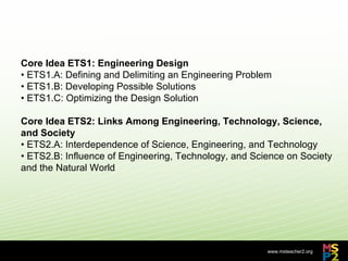 Getting Ready for the Next Gen Science Standards - Core Concepts | PPT