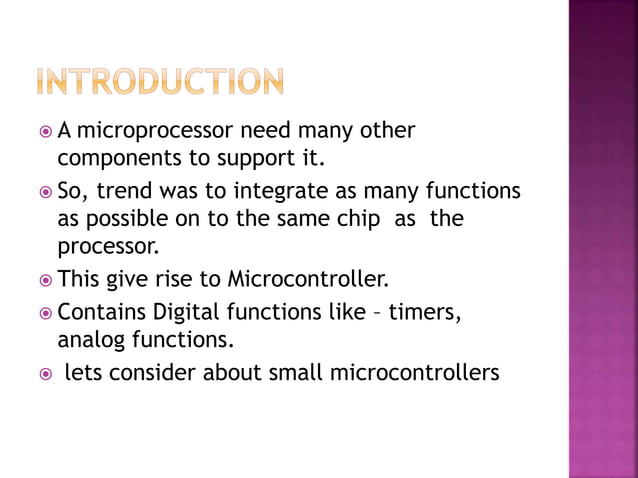 Msp 430 architecture module 1 | PPTX | Technology & Computing