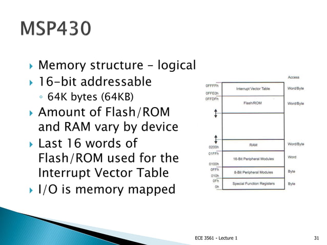 Msp430 assembly language instructions &addressing modes | PDF