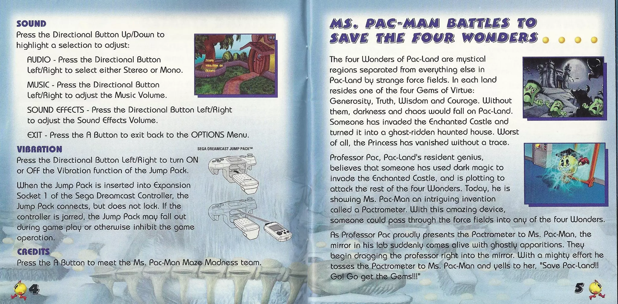 Ms pac man maze madness manual ntsc dreamcast | PDF