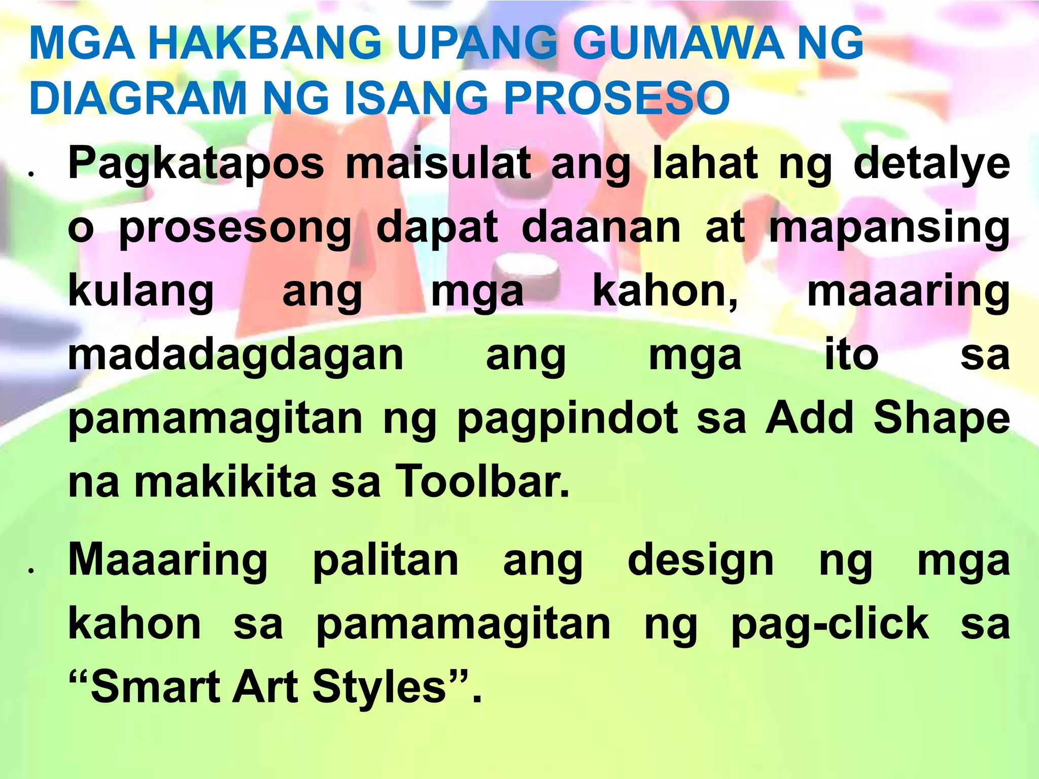 PAGGAWA NG SMART ART | PPTX