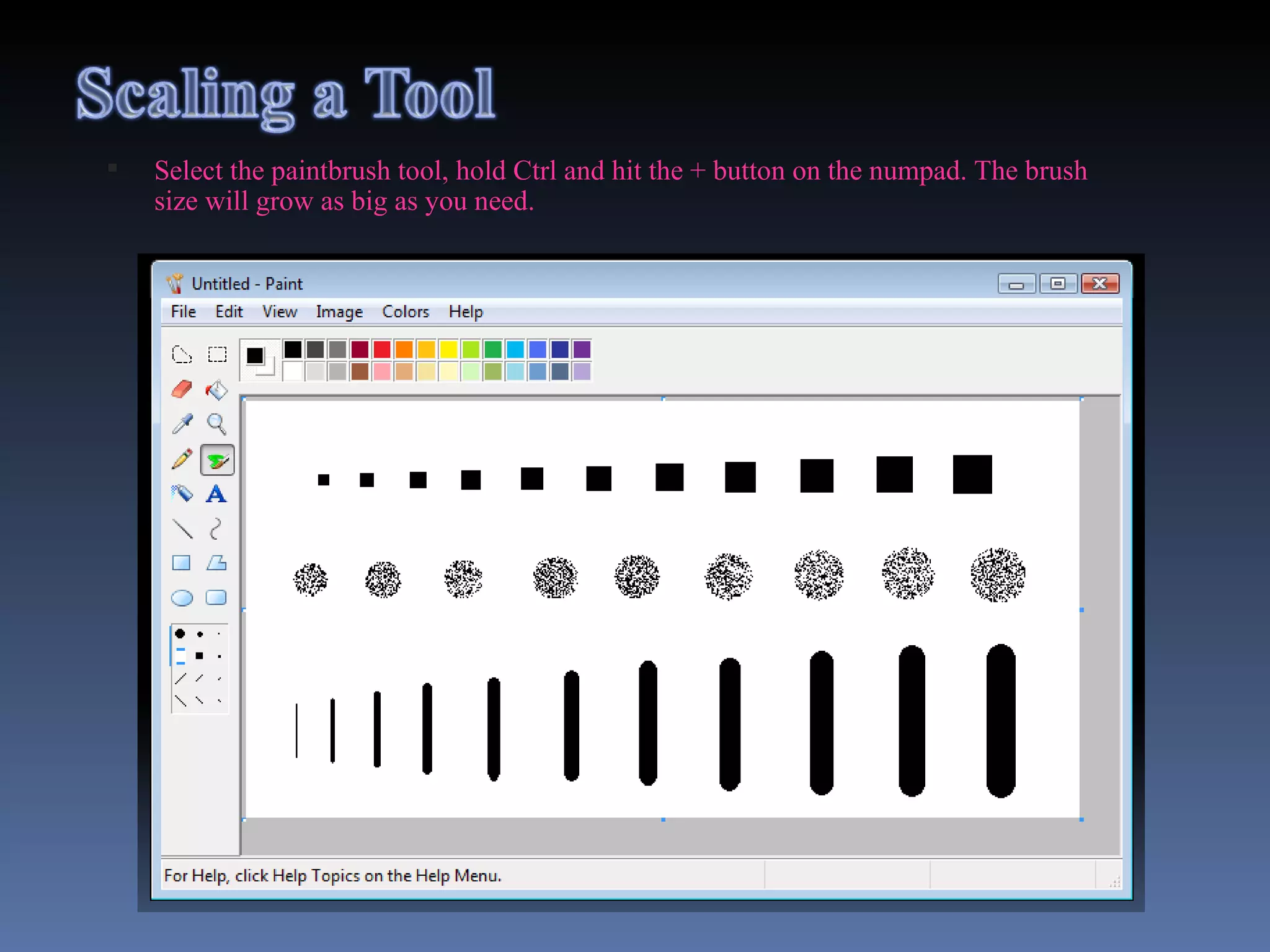 Ms Paint Tutorial | PPT