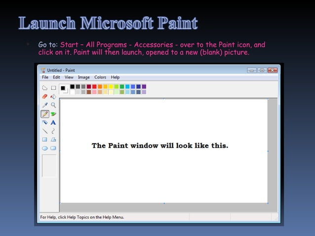 Ms Paint Tutorial | PPT