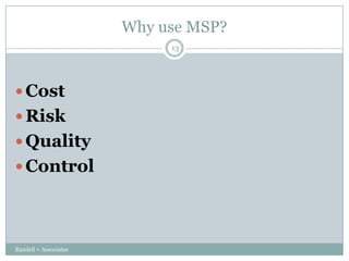 MSP and RPO | PPT