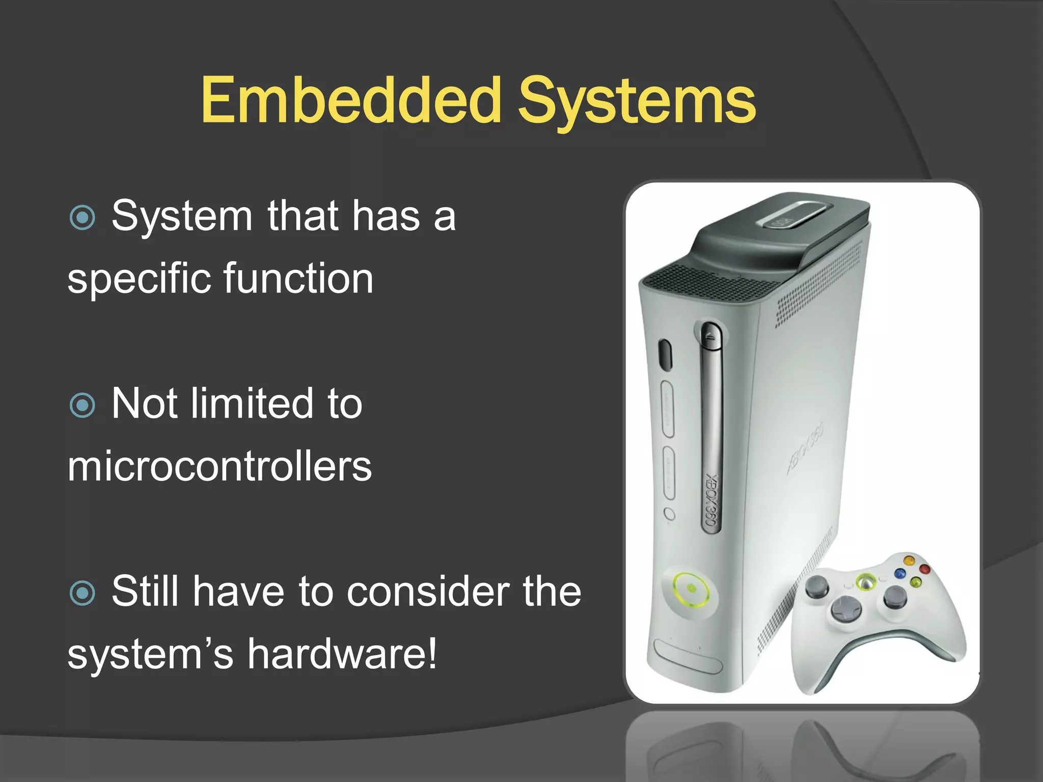 Applications Of Microsoft Embedded Systems | PPT