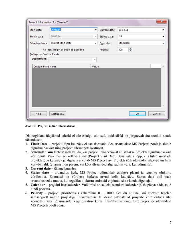MS Project algajatele | DOC