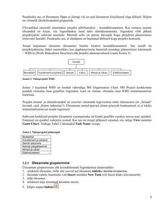 MS Project algajatele | DOC