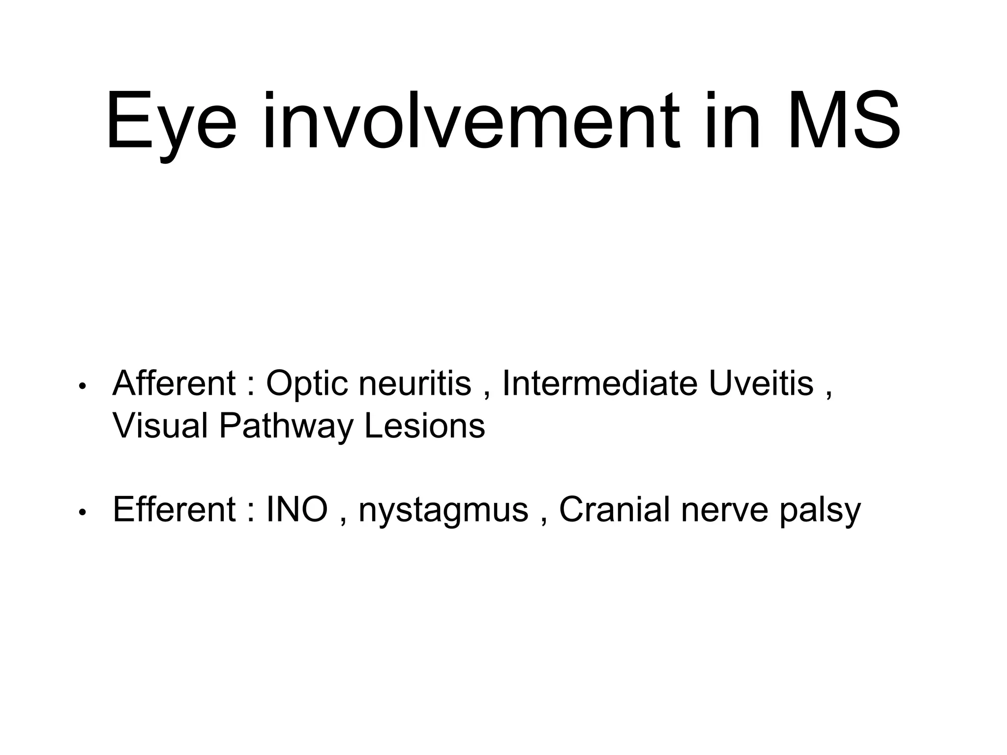 Optic Neuritis and OCT in Multiple Sclerosis | PPTX