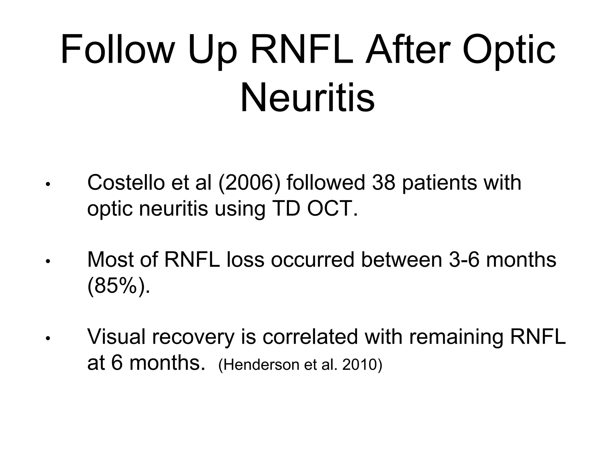 Optic Neuritis and OCT in Multiple Sclerosis | PPTX