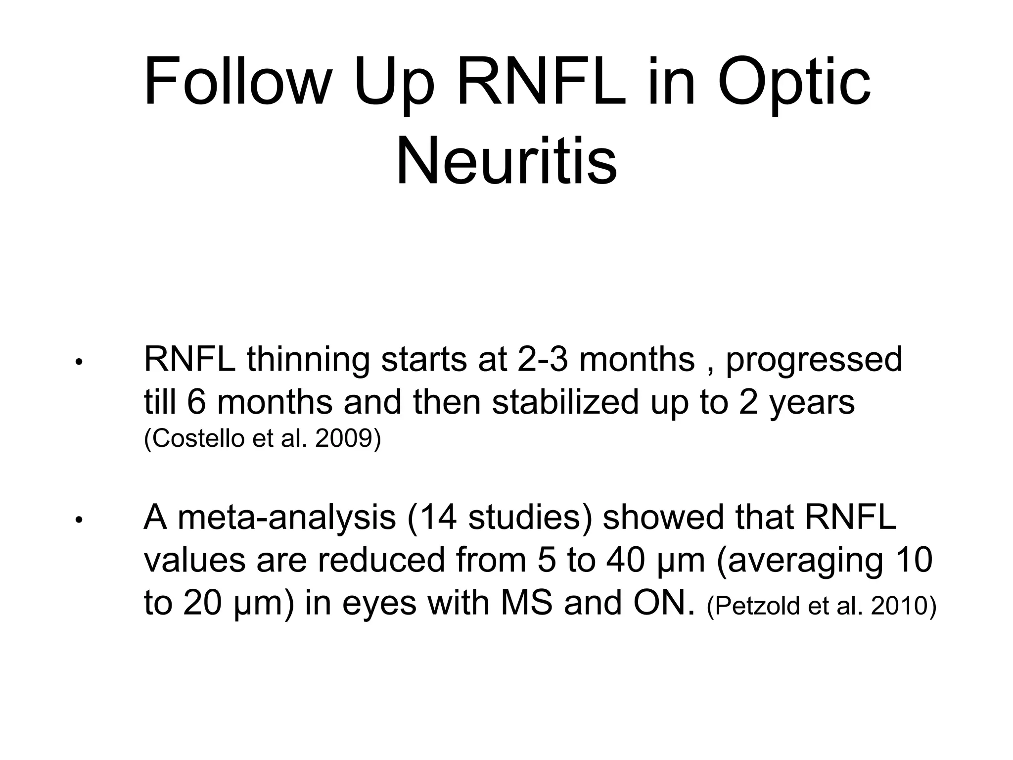 Optic Neuritis and OCT in Multiple Sclerosis | PPTX