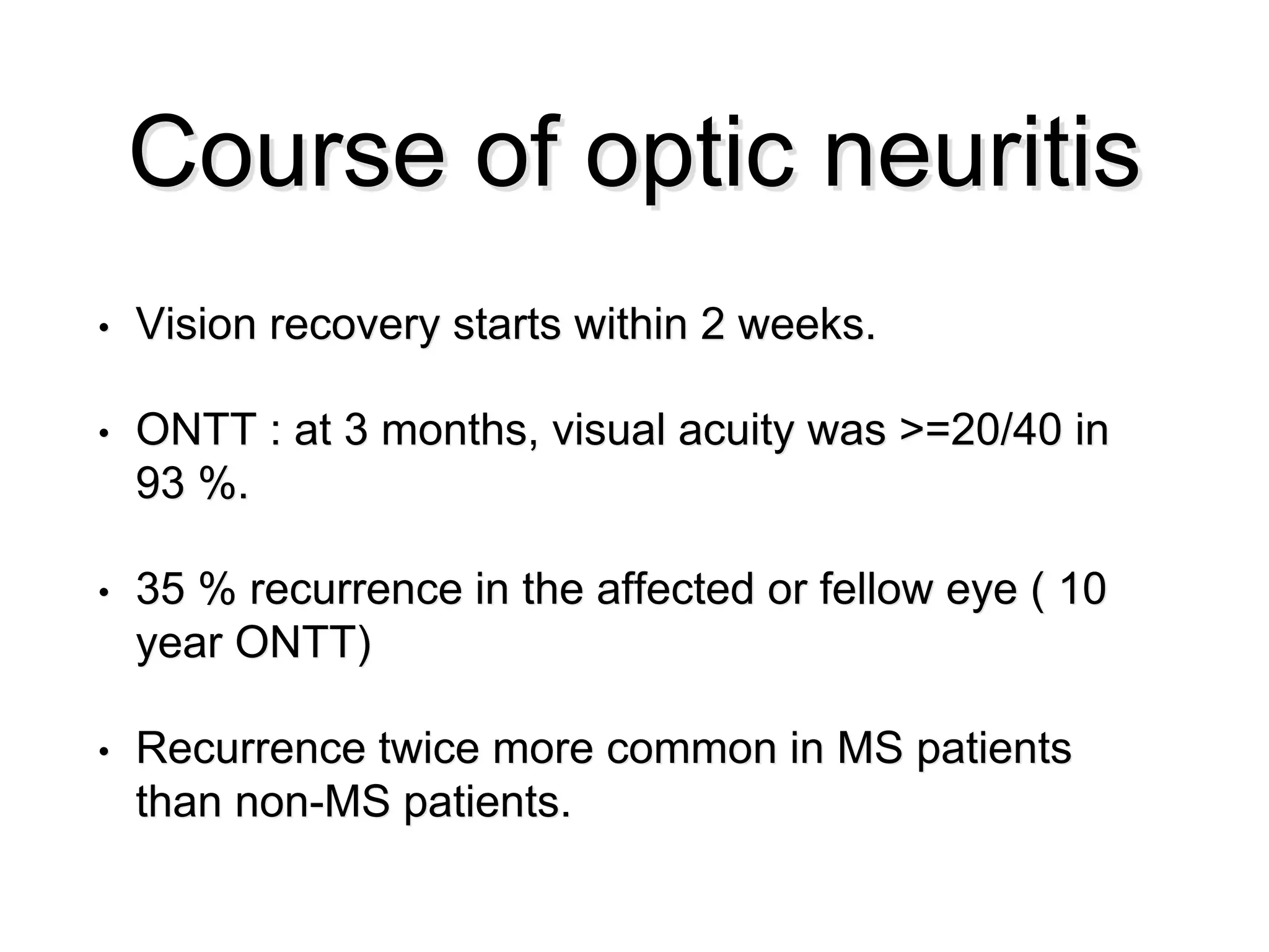 Optic Neuritis and OCT in Multiple Sclerosis | PPTX