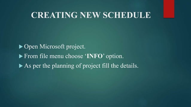 Introduction to Microsoft Project 2010 | PPT
