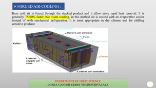 METHODS OF POST HARVEST HANDLING INCLUDING :- PRE-COOLING, WAXING ...
