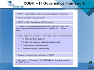 Msp It Goverance And Service Delivery Process | PPT