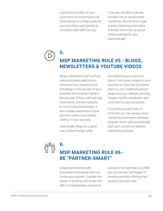 MSP marketing that get you leads | PDF