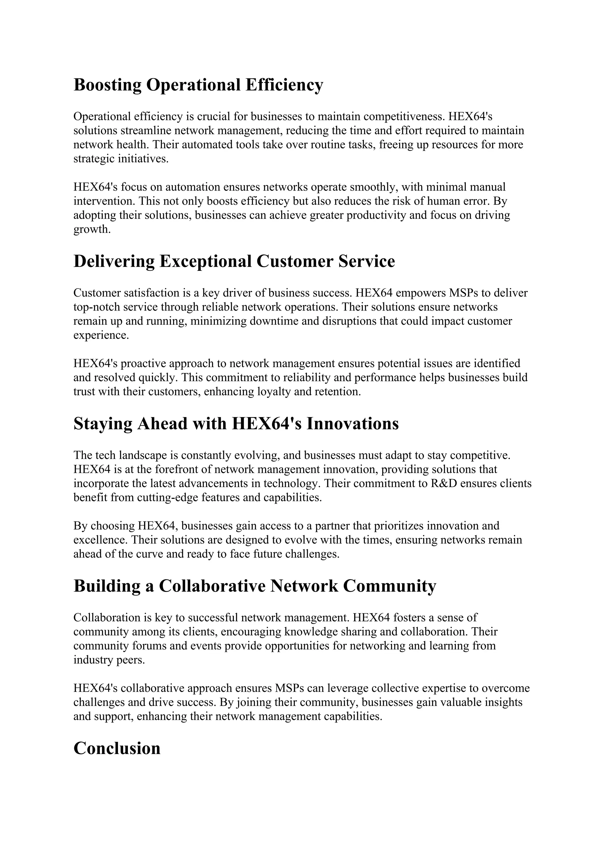 Elevate Your Network Management with HEX64's Cutting-Edge MSP NOC ...