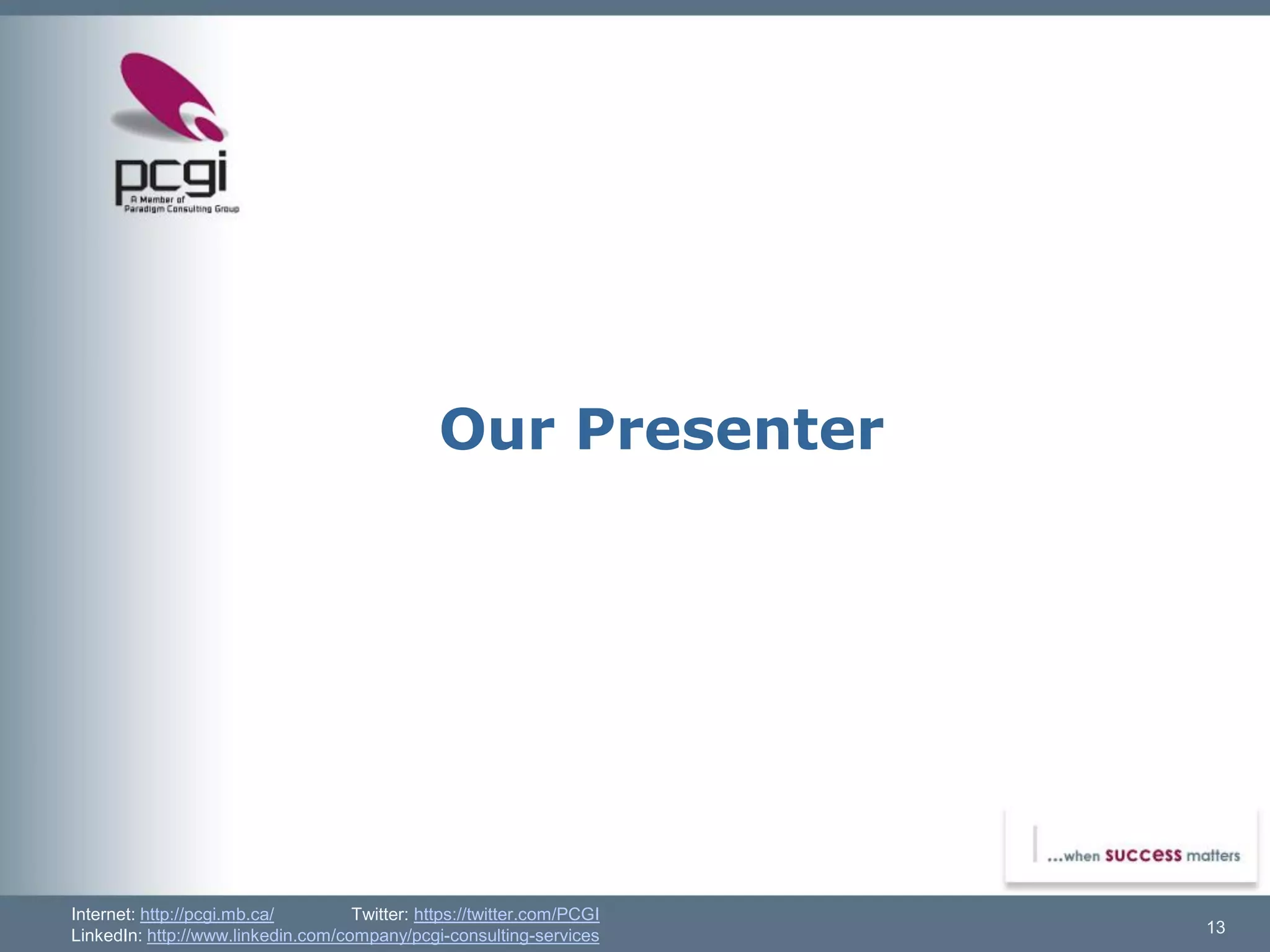 MSP Overview Paradigm Consulting Group PCGI | PDF
