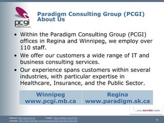 MSP Overview Paradigm Consulting Group PCGI | PDF