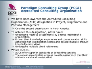 MSP Overview Paradigm Consulting Group PCGI | PDF