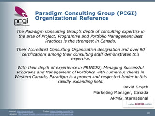 MSP Overview Paradigm Consulting Group PCGI | PDF