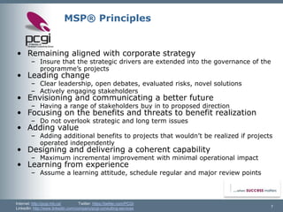 MSP Overview Paradigm Consulting Group PCGI | PDF
